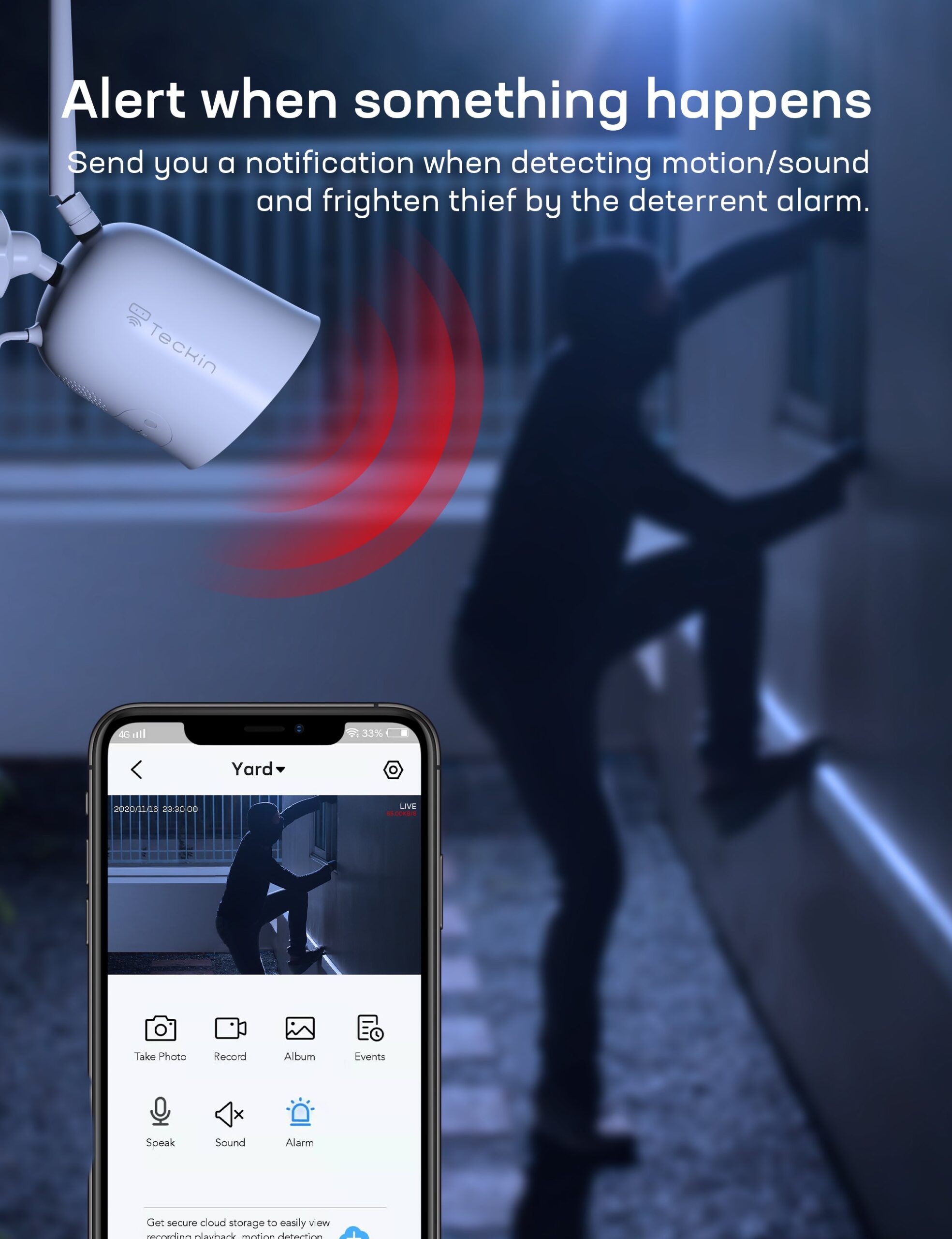 Teckin TS100 Outdoor Security Camera - Gadget House Nepal