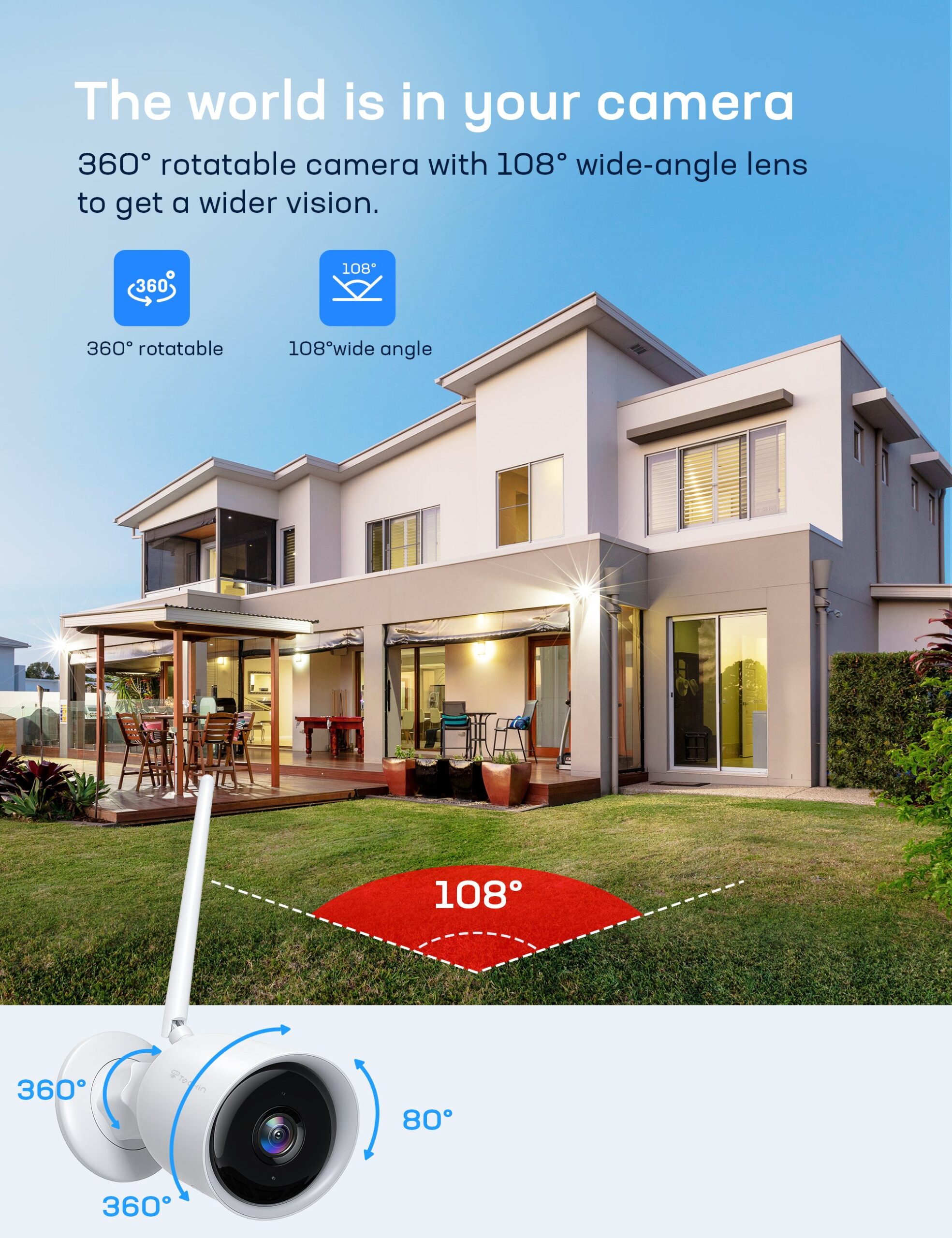 Teckin TS100 Outdoor Security Camera - Gadget House Nepal