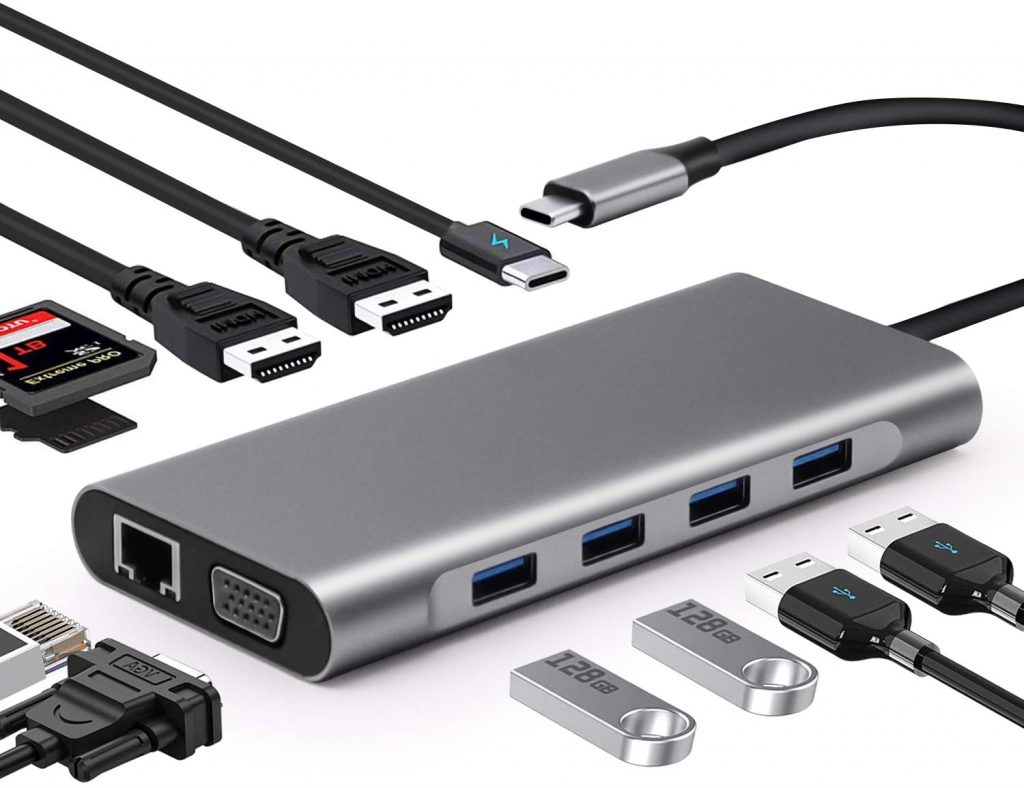 Type C Hub 11 in 1 Multifunction - Gadget House Nepal