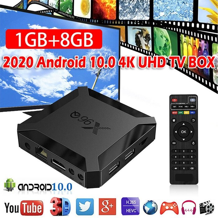 X96Q Android 10 Smart TV Box 1GB Ram 8GB Rom 4K WiFi - Gadget House Nepal