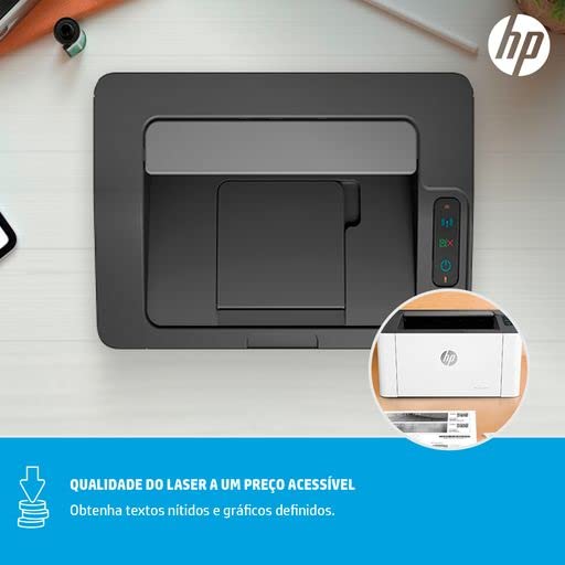 HP 107W Laser Printer, 4ZB78A - White - Gadget House Nepal